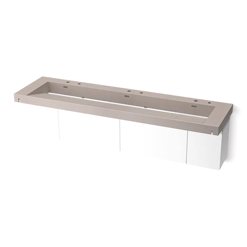 Kohler 81033-BPW-KCN Constellation 90" Wall Mount Trough System Neutral ...