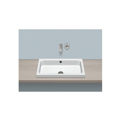 Alape AB.SR650 Sit On Basin Rectangular 25 5/8 X 18 5/8 Height 2 Glazed ...