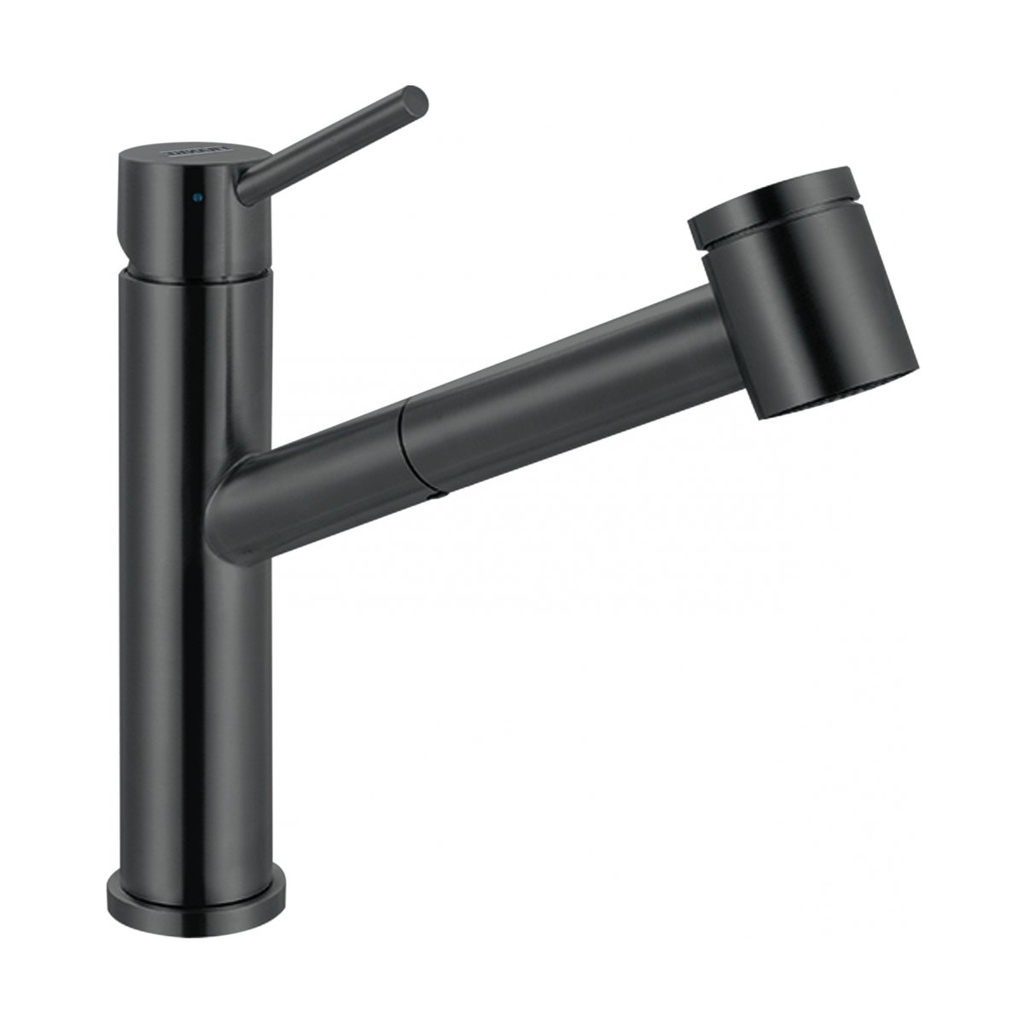 Franke STL-PO-IBK Steel Pull Out Faucet Industrial Black